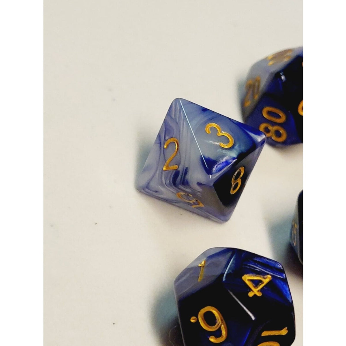 Dice Set - Frozen Midnight – SoNERDWear