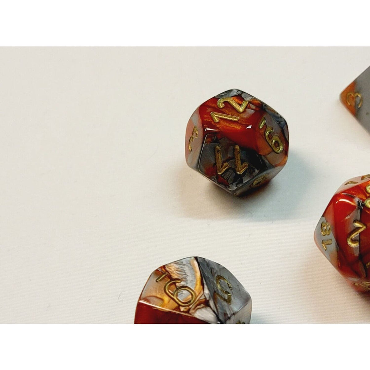 Dice Set - Silvery Heat – SoNERDWear